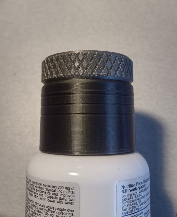 Slightly overengineered screw cap lock by Janek | Download free STL ...