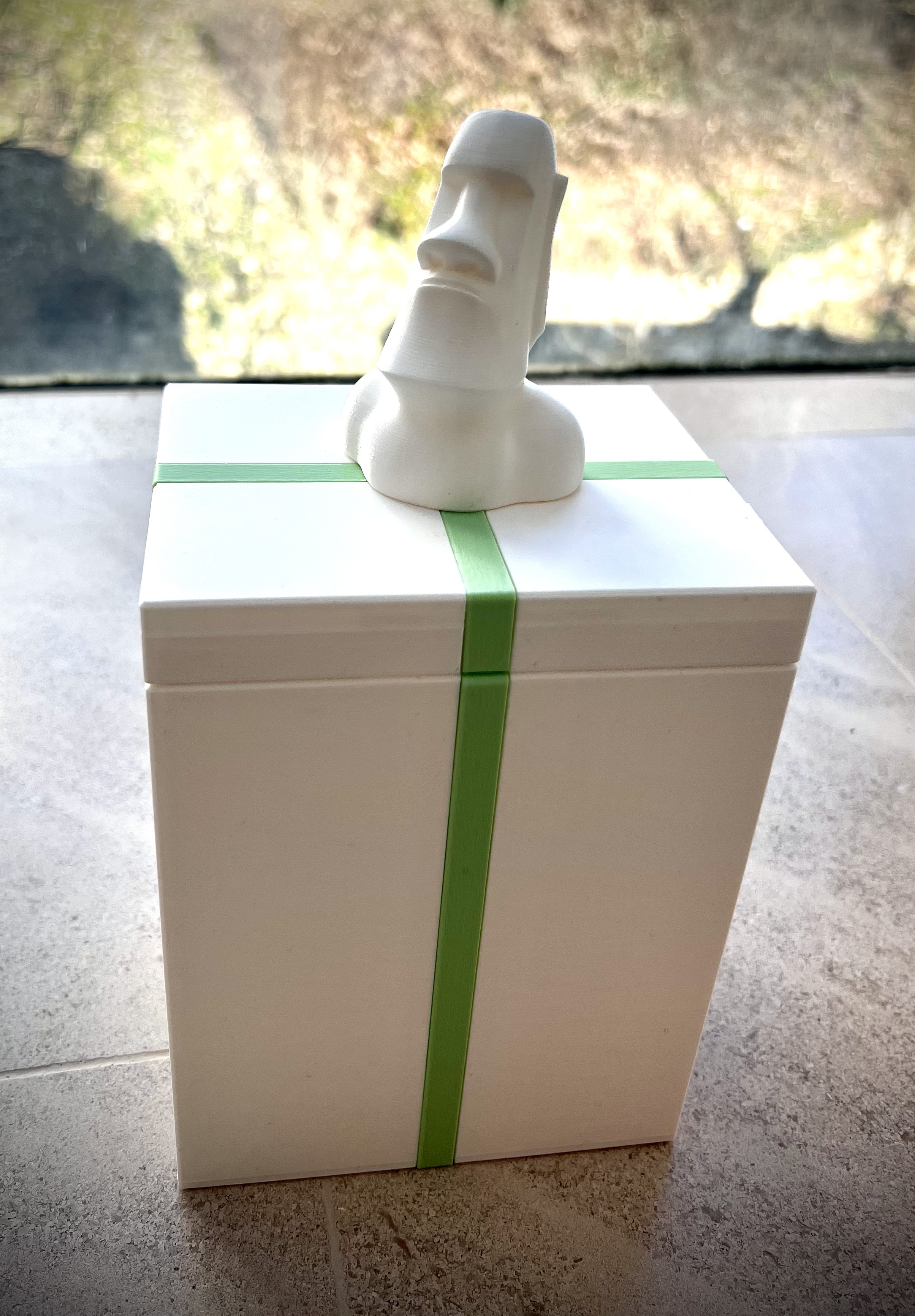 Moai case for 3D Printy Print-in-Place Puzzle by Pierre | Download free ...