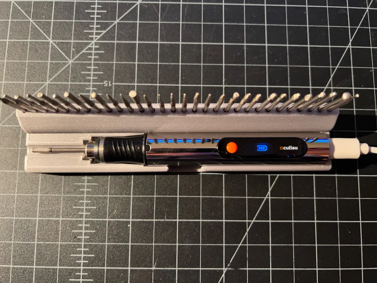 Pen engraver storage - organizer by Collinsb | Download free STL model ...