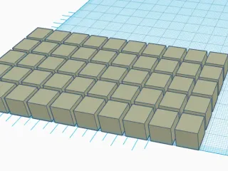 Fifty 1cm Cubes by fq97 | Download free STL model | Printables.com
