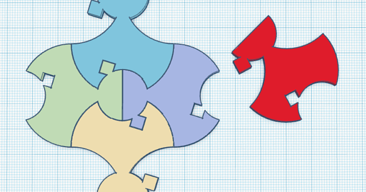 Interlocking Tessellating Tile by finngnorant | Download free STL model ...