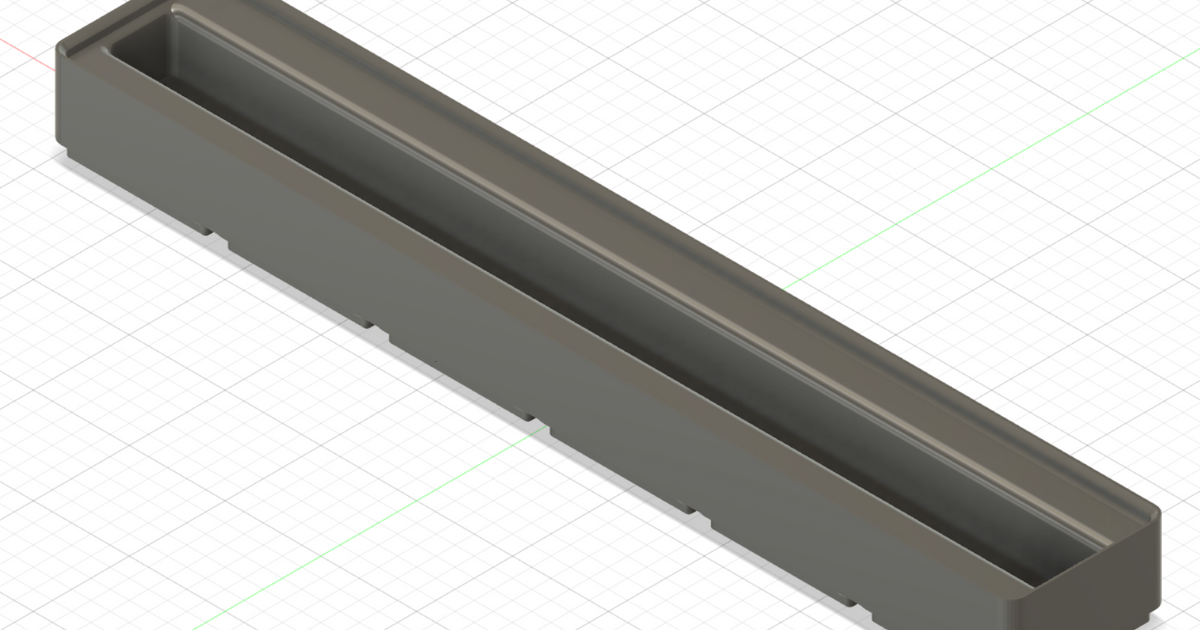 Gridfinity Folding Ruler cup by Mino | Download free STL model ...