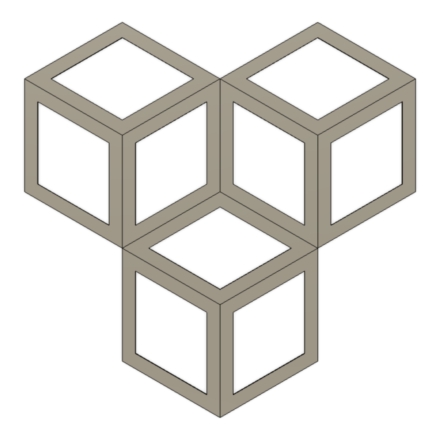Rhombus Tessellation Cube? Flower? Mask? by Alex | Download free STL ...