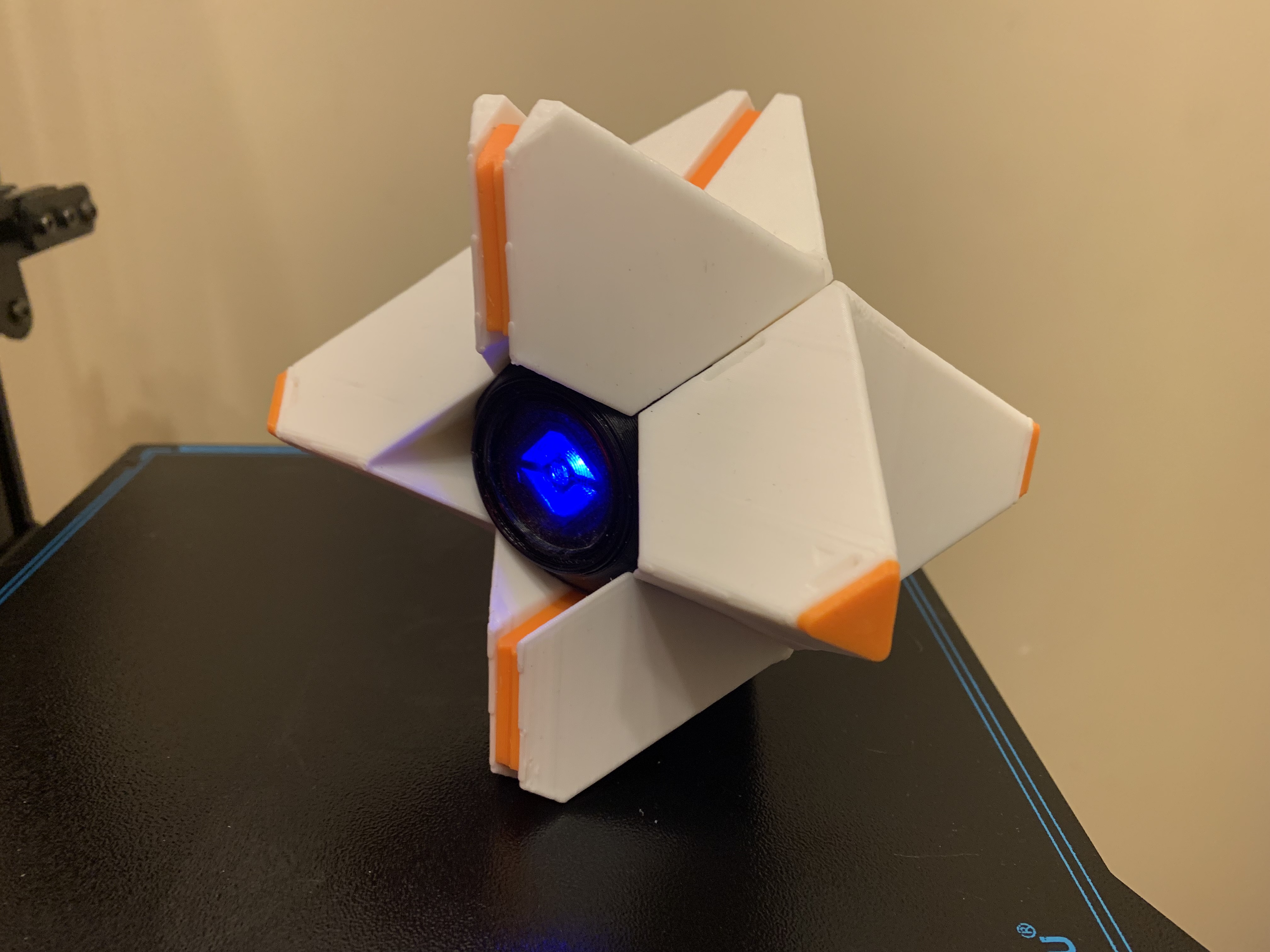 Remixed files for LARGE Destiny Ghost with 8-sided tea light by Doug ...