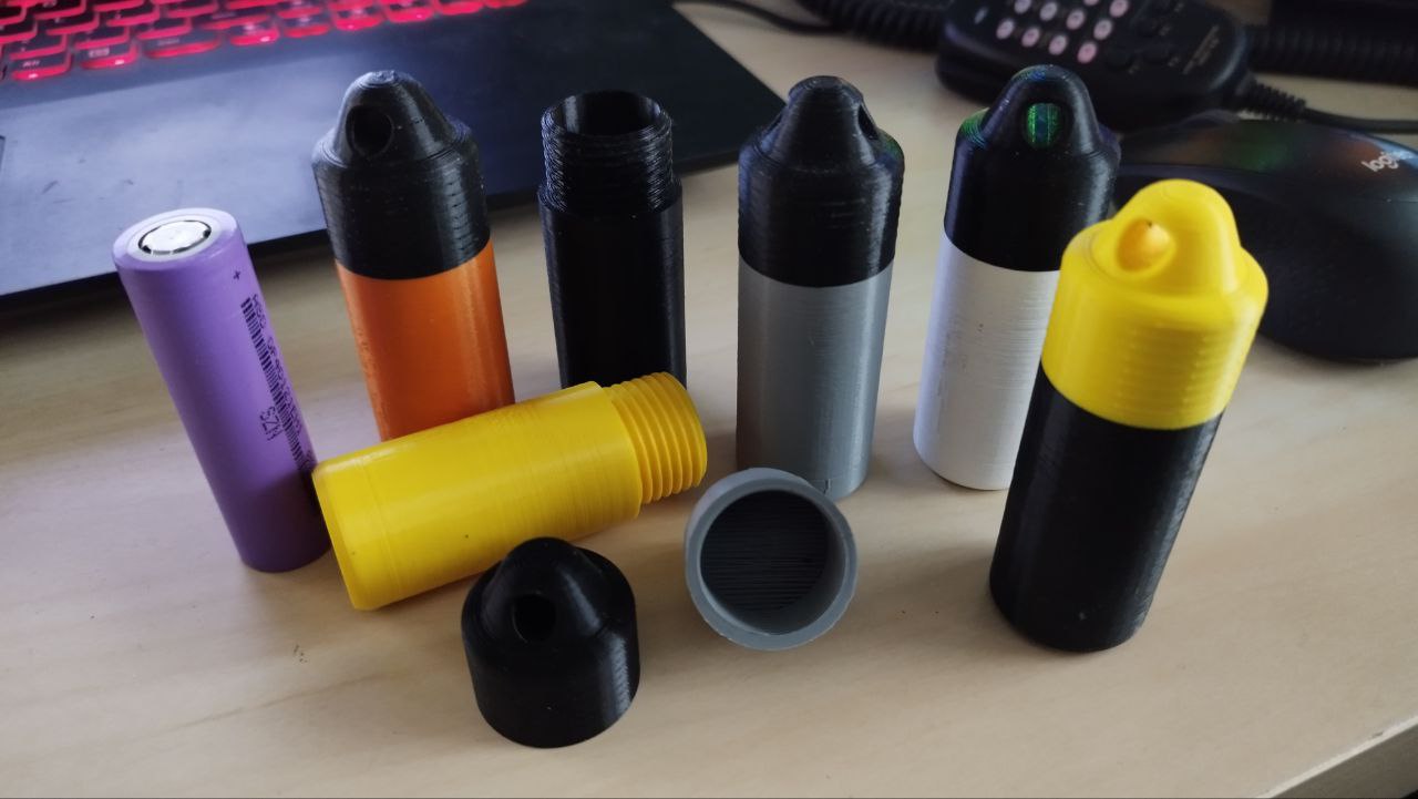 18650 enclosure by SQ9MDD | Download free STL model | Printables.com