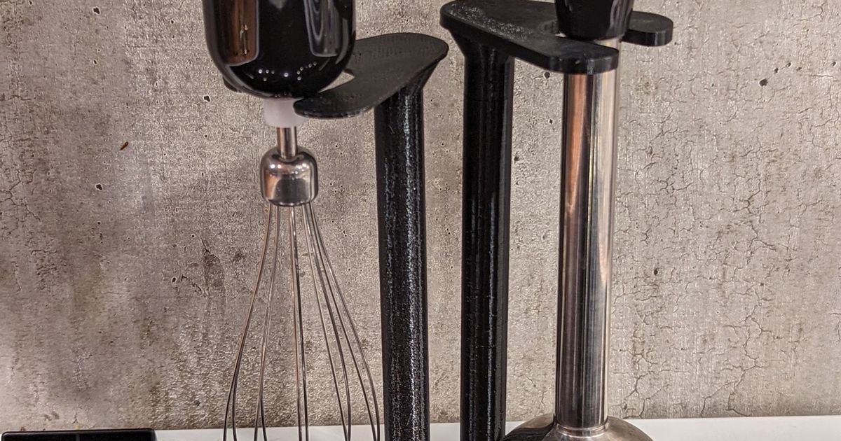 YASBS Stick Blender Stand by Syspeg | Download free STL model ...