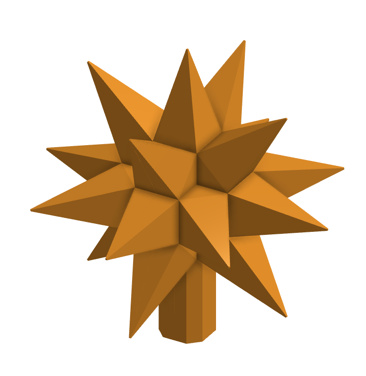 X-Mas Tree Topper - Easy Print by Kay | Download free STL model ...