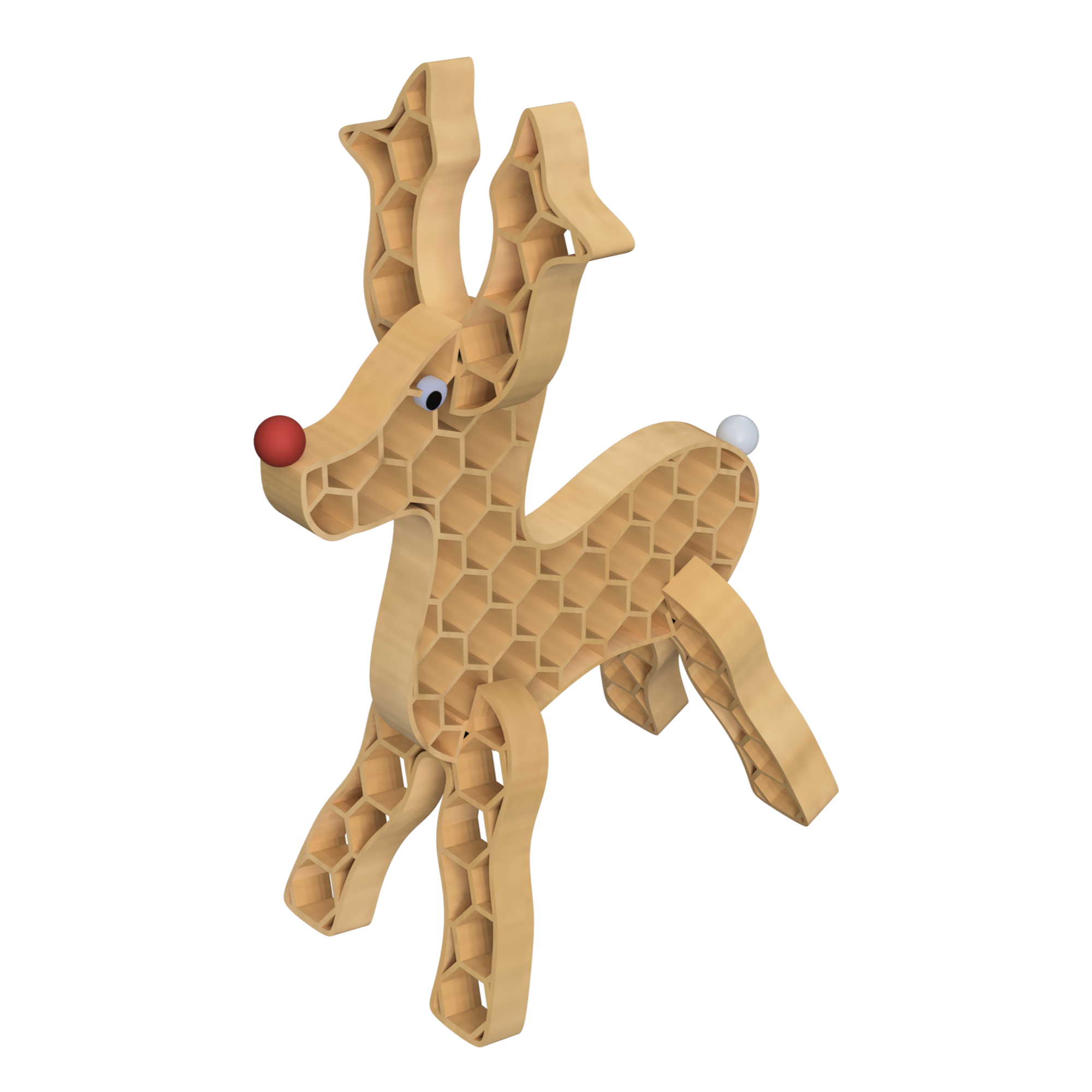 Rudolph Red Nosed Reindeer by milfordoj | Download free STL model ...