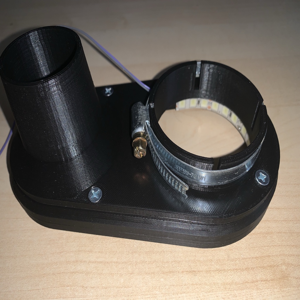 Dustshoe (suction) for 80mm HF-Spindle (CNC) - NEW: V2.2! by m3_manti ...