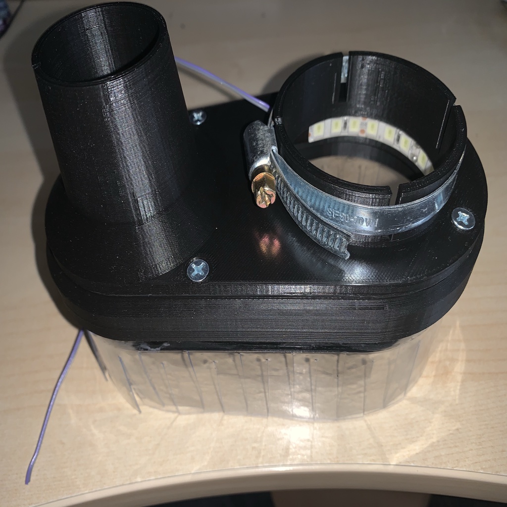 Dustshoe (suction) for 80mm HF-Spindle (CNC) - NEW: V2.2! by m3_manti ...