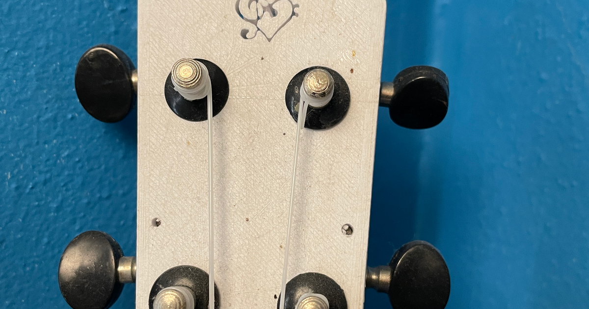 Ukulele Headstock With Clef Heart Cutout by Austin Triggs | Download ...