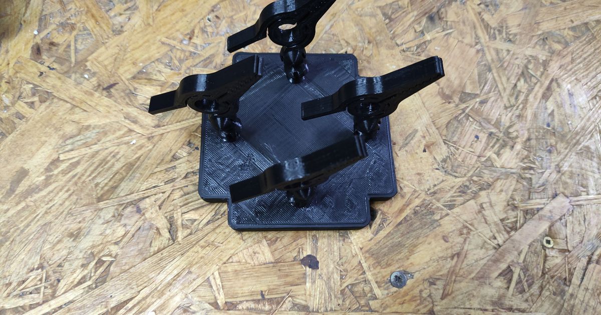 Third hand base for 4 arms by michal0082 | Download free STL model ...