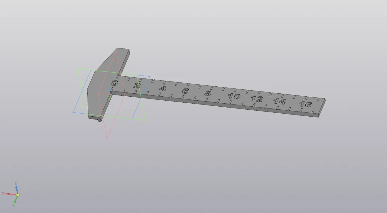 T-shaped ruler by AlexLeb | Download free STL model | Printables.com