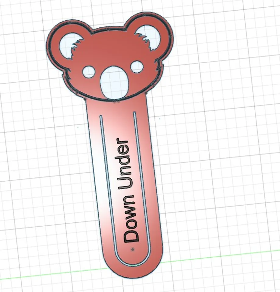 Bookmark Koala by Simon | Download free STL model | Printables.com