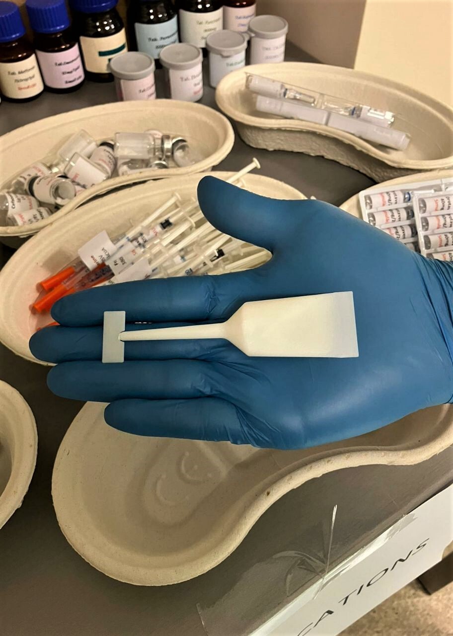 Rectal medication tube prop for healthcare simulation by Aleksandrs ...