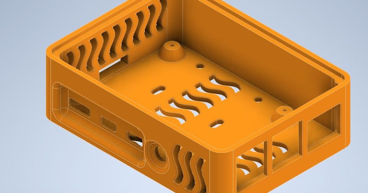 PiCase: Raspberry Pi 4B Case | with Fan mount | Octoprint by Calvin ...