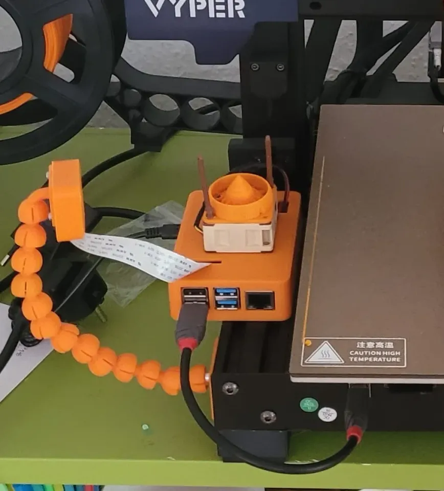 PiCase: Raspberry Pi 4B Case | with Fan mount | Octoprint by Calvin ...