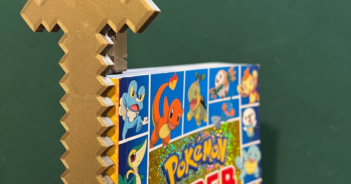 A Minecraft Bookmark by MobilePigeon862 | Download free STL model ...