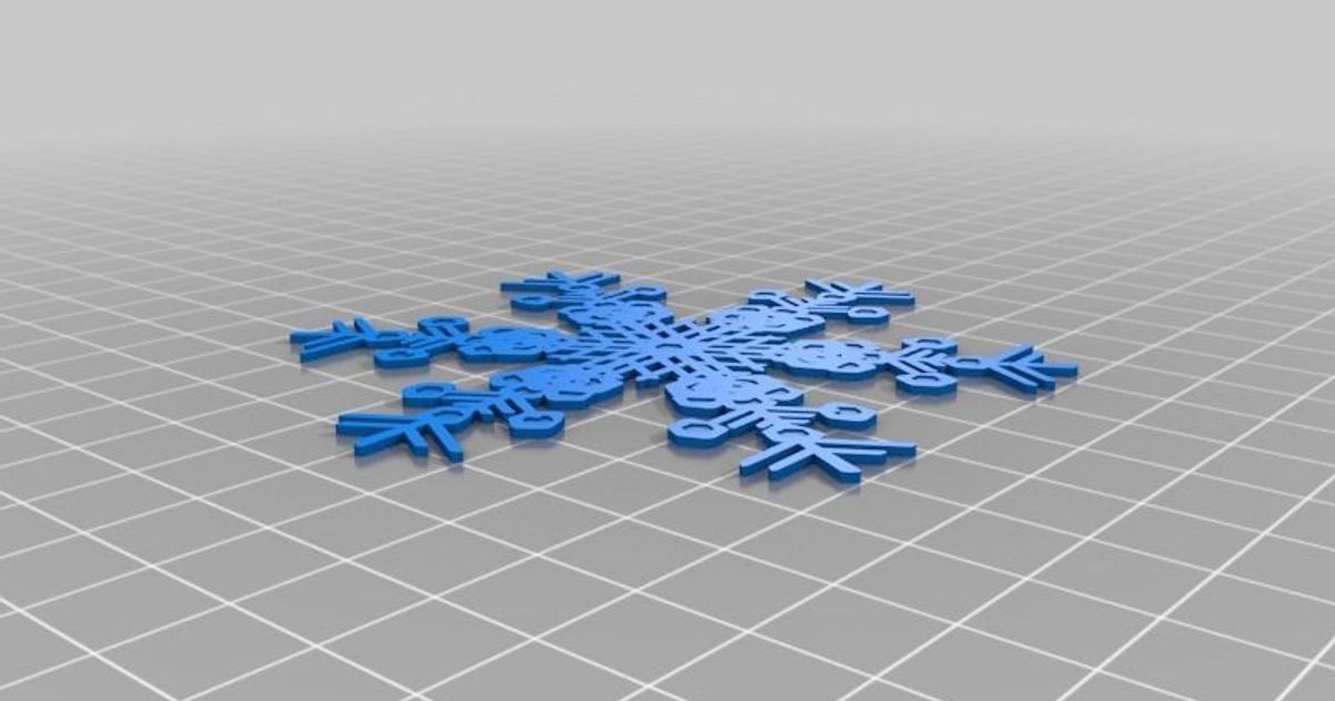 My Customized The Snowflake Machine by markwal | Download free STL ...