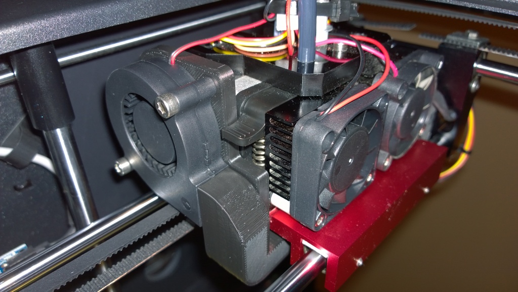 FlashForge Blower Fan Duct and Mount by markwal | Download free STL ...