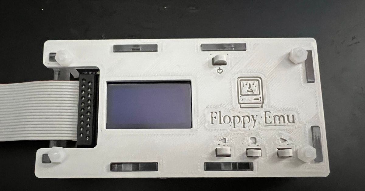 Floppy Emu Top Case with ribbon cable cutout by GutBomb | Download free ...