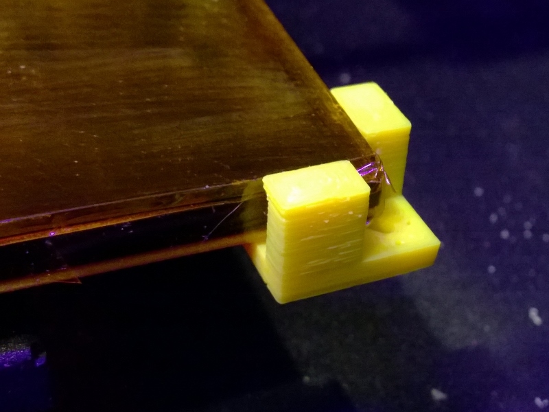 Customizable FlashForge glass bed corner by markwal | Download free STL ...