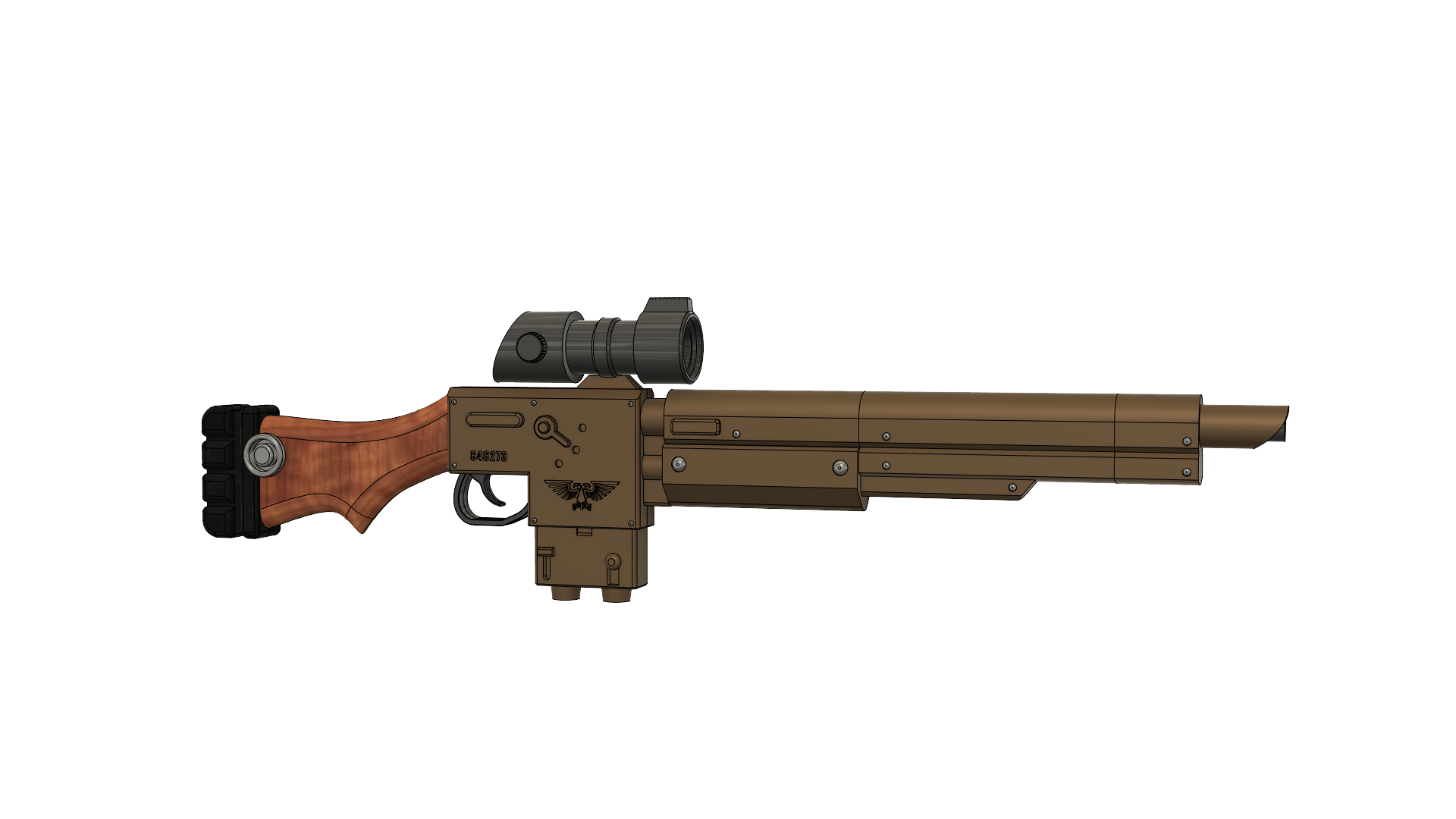 Lucius Hellgun 40k Kreig Grenadier Cosplay Prop by Velent | Download ...