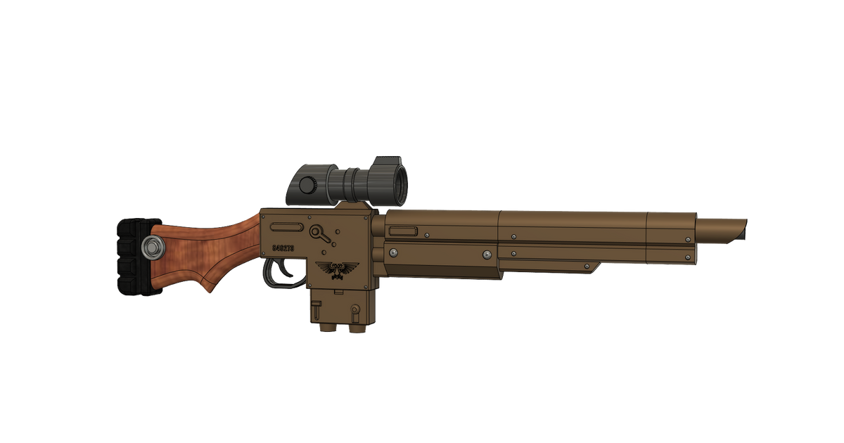 Lucius Hellgun 40k Kreig Grenadier Cosplay Prop by Velent | Download ...