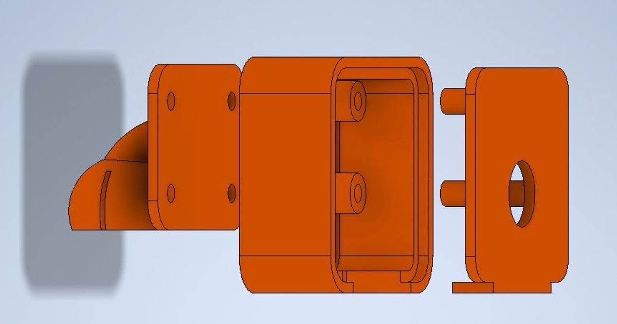 PiCam: Camera Housing & Arm | 20x20mm alu profile attachment ...