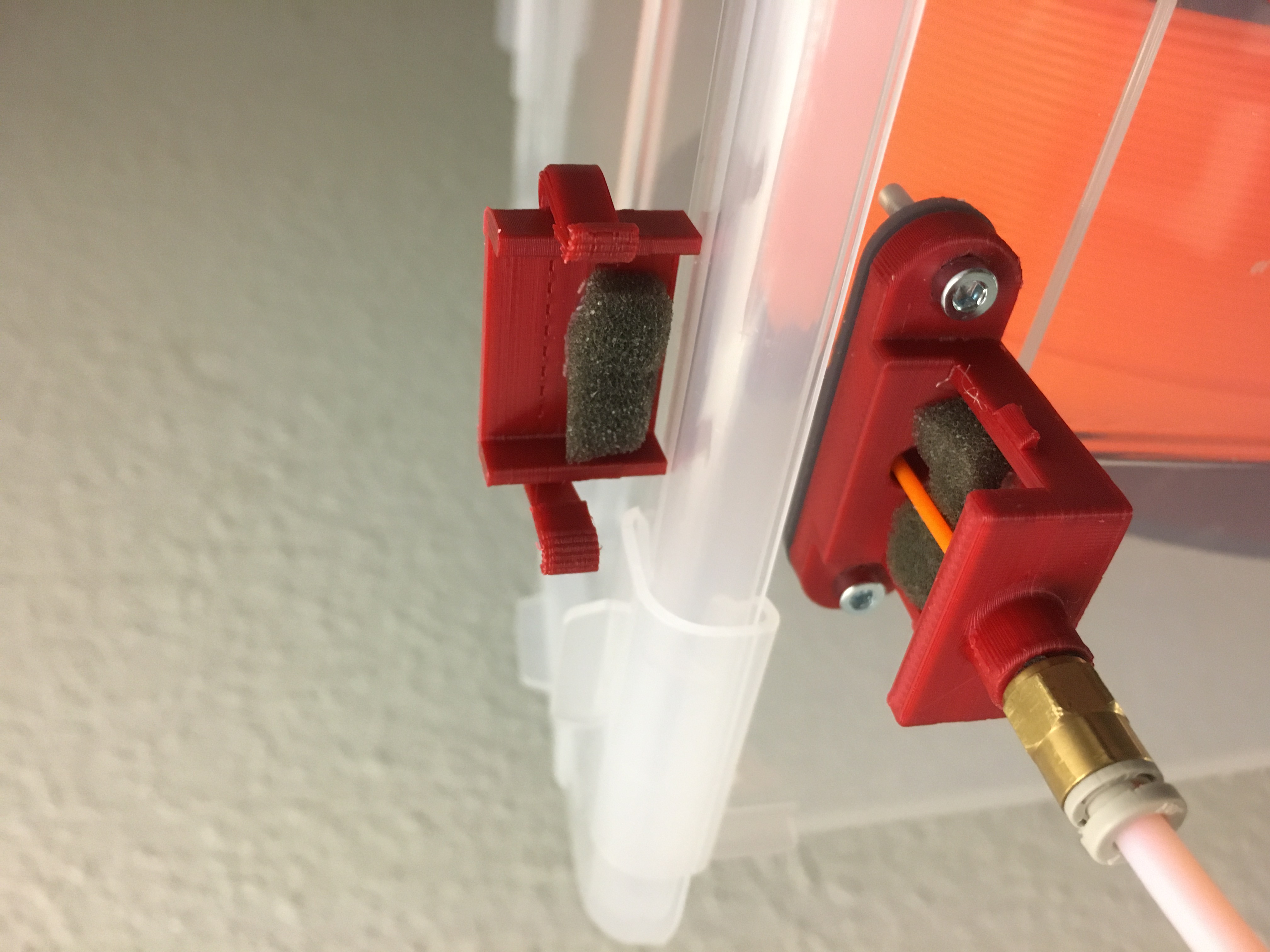 Filament Dry Box Feeder + Dust Collector by Metti | Download free STL ...