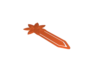 bookmark Flower by 3Dag | Download free STL model | Printables.com