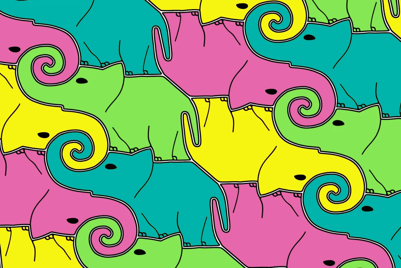 🐘 Tessellating elephant by sh | Download free STL model | Printables.com