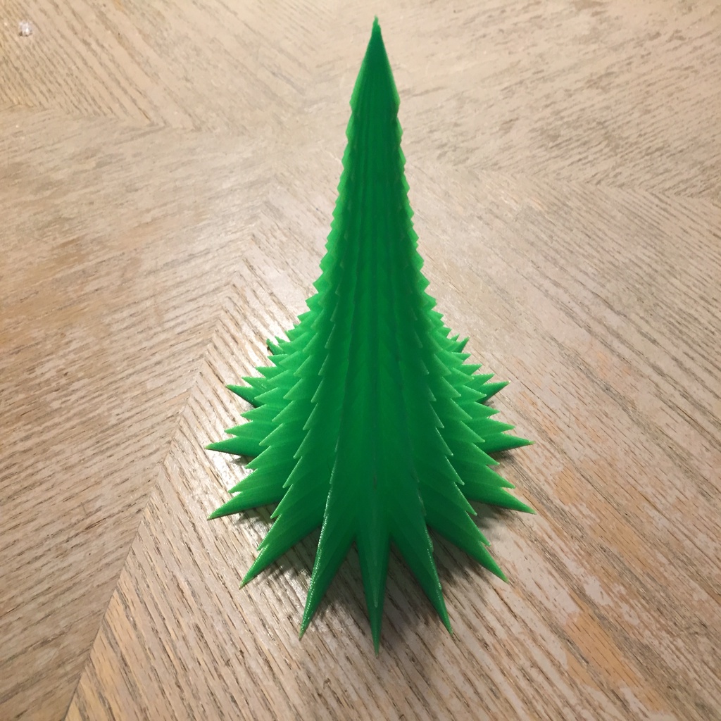 Spiky minimalist vase mode Christmas tree by SnobbishGoose | Download ...