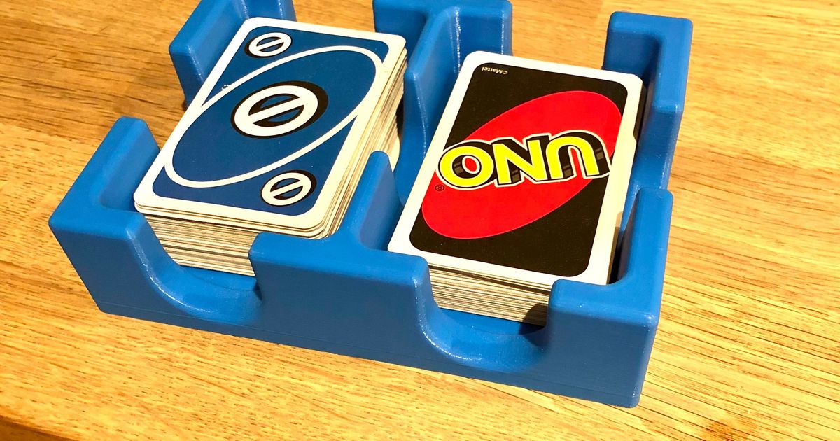 Dual Card Deck Holder / Tray by jkoether | Download free STL model ...
