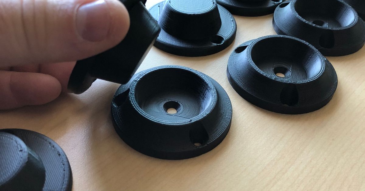 stackable box feet and feet receivers by theamzngq | Download free STL ...