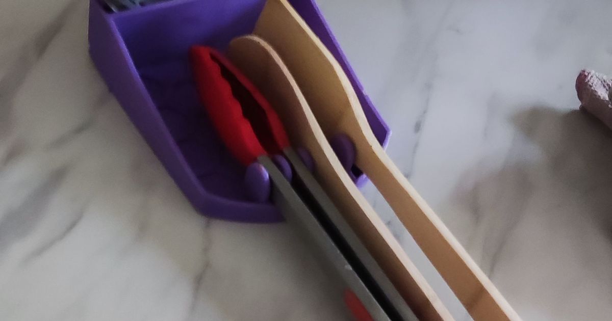 spatula holder & pot lid holder/kitchen organizer by XYZ.Thought | Download free STL model ...