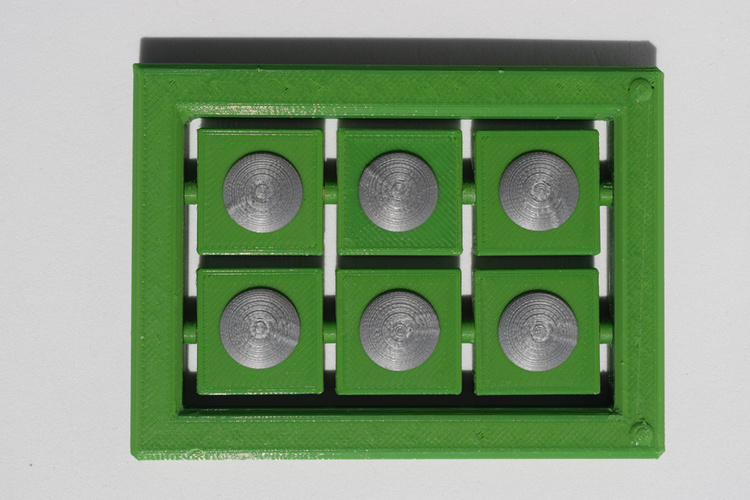 Braille cell - letter learning kit by xadow | Download free STL model ...