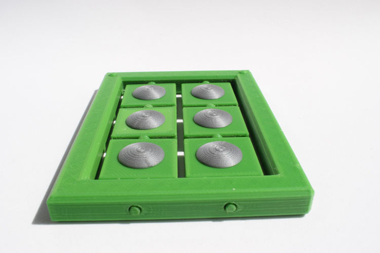 Braille cell - letter learning kit by xadow | Download free STL model ...