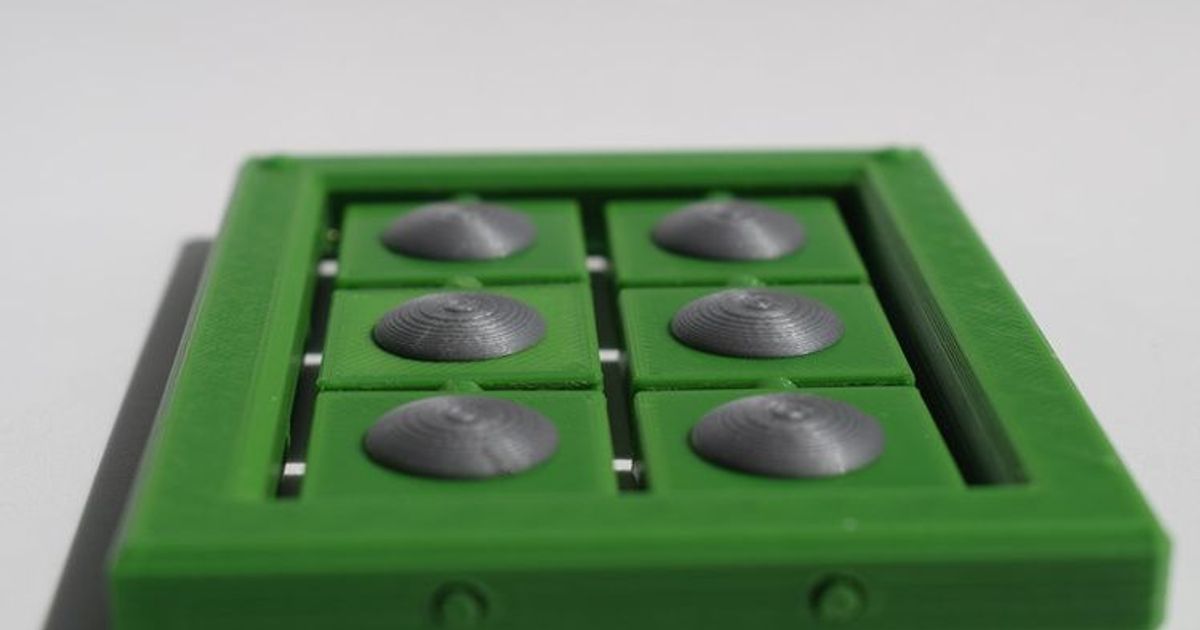 Braille cell - letter learning kit by xadow | Download free STL model ...