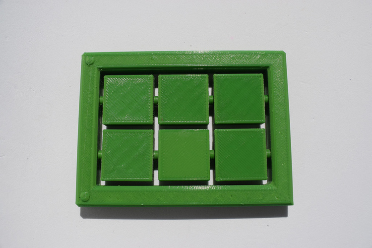Braille cell - letter learning kit by xadow | Download free STL model ...