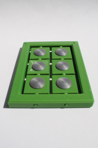 Braille cell - letter learning kit by xadow | Download free STL model ...