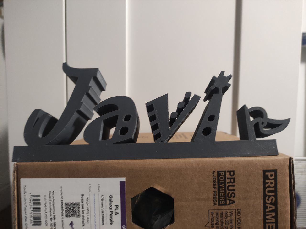 Letrero Javi by Ljhtom (Javier Hernando) | Download free STL model ...