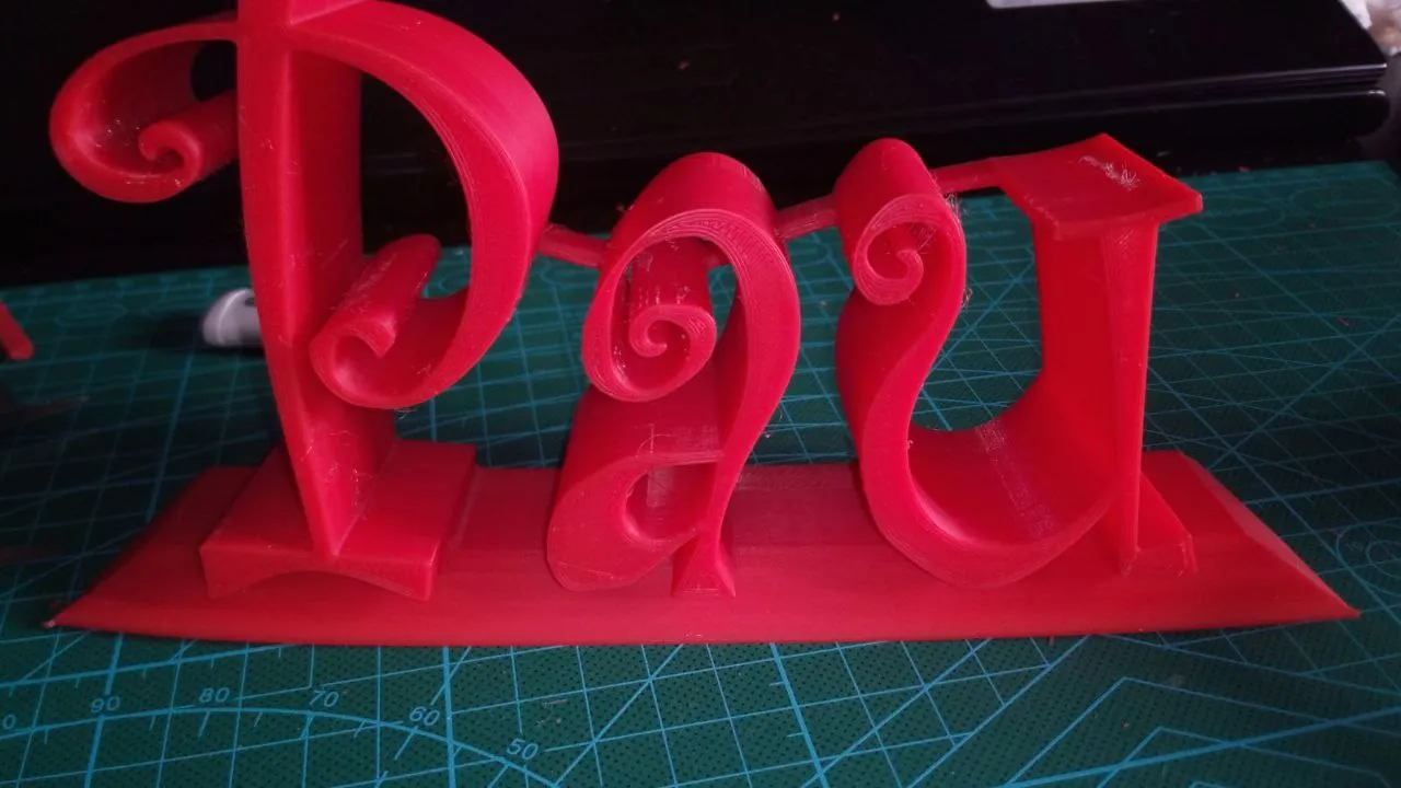 Letrero Pau by Ljhtom (Javier Hernando) | Download free STL model | Printables.com