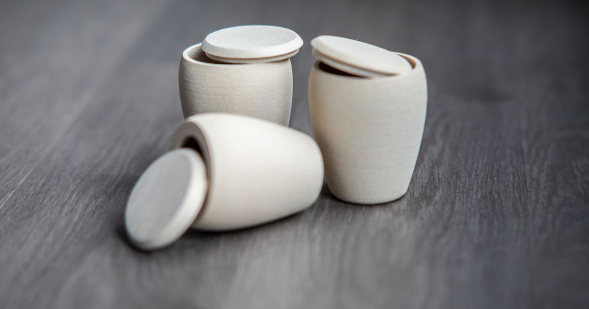 Vase design / jar with lid design by JolienS | Download free STL model ...