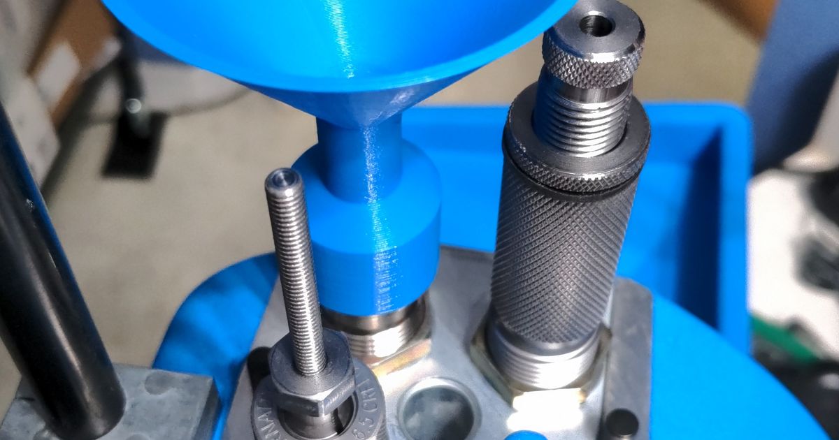 Dillon 550 Manual Powder Funnel by Hydraulic Jack | Download free STL model | Printables.com