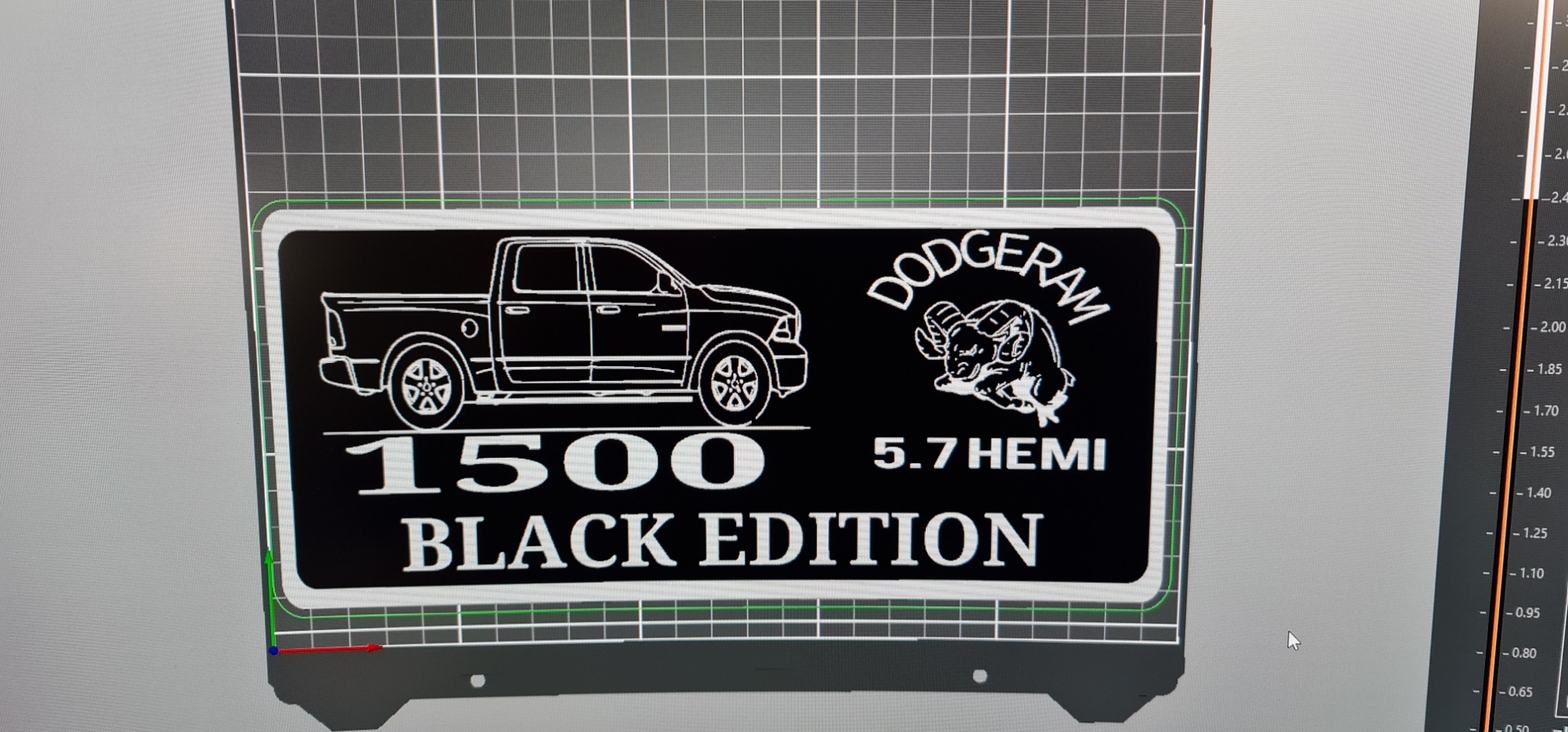 Dodge Ram 1500 Sign od autora GerH | Stáhněte si zdarma STL model ...