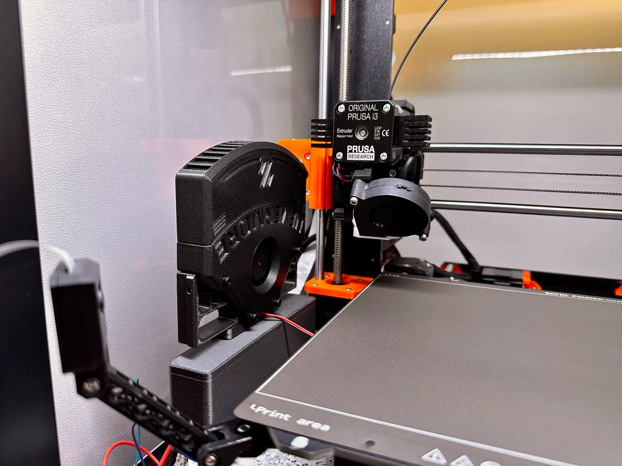 Nevermore Activated Carbon Filters - Micro Edition V4 Stand for Original Prusa i3 by serialx ...