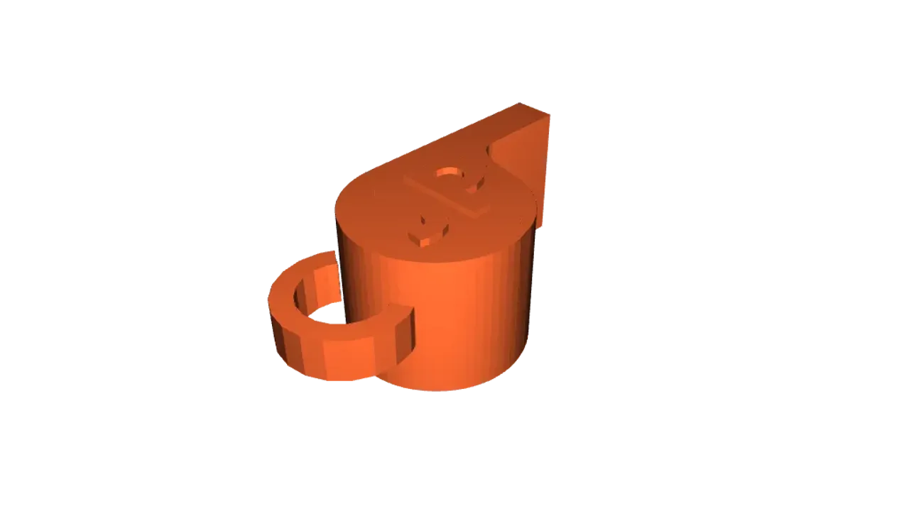 prusa whistle with a loop by Štěpán Železný | Download free STL model ...