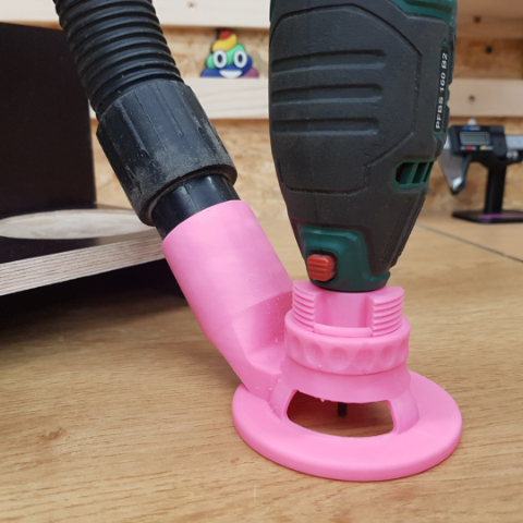 Height adjustable router support for rotary tool (REMIX) by Thosa ...