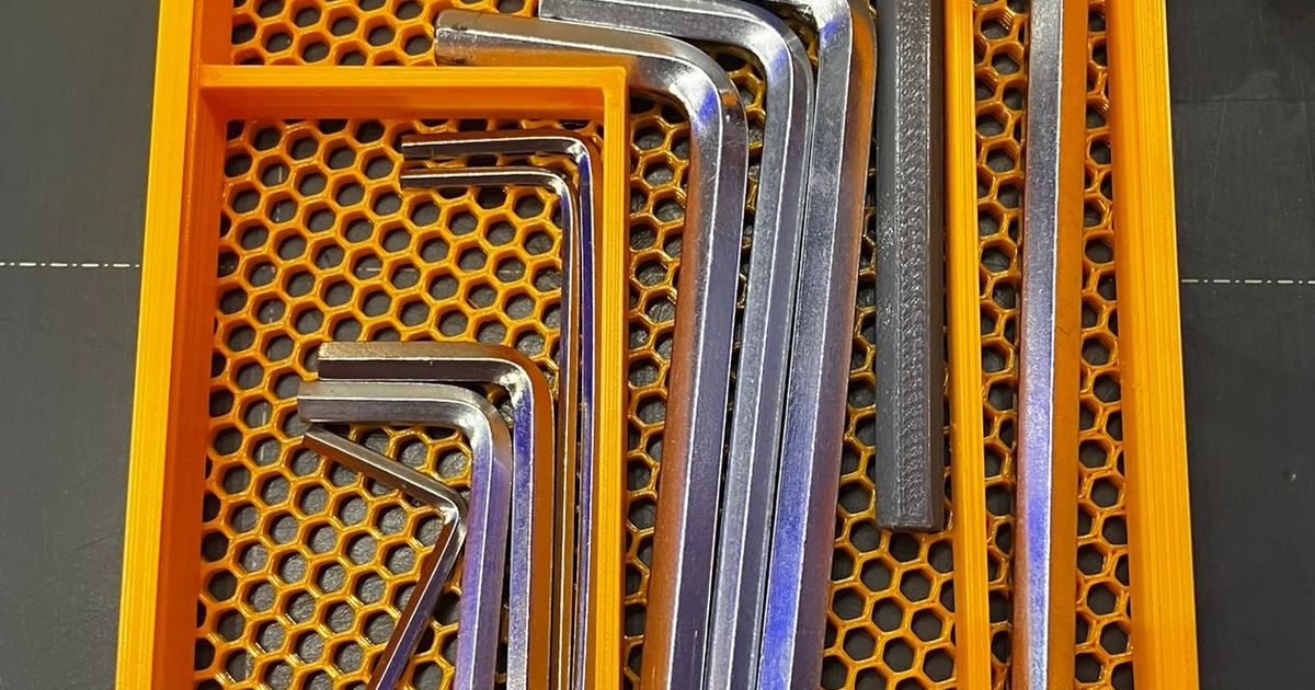 Hex Keys Toolbox by esox | Download free STL model | Printables.com